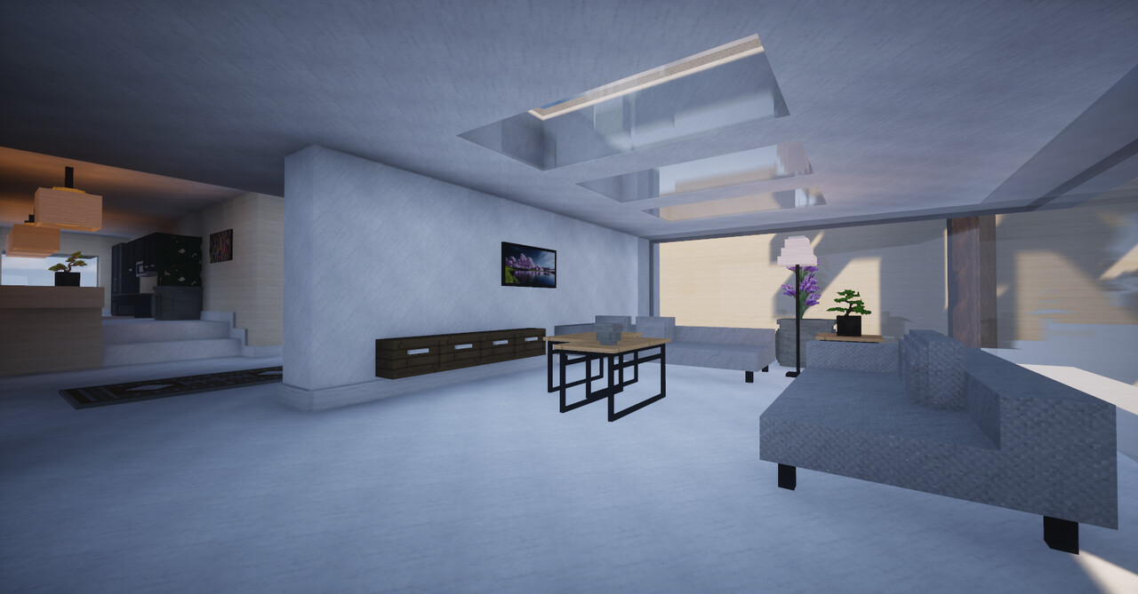 Modern house - Chisel&bits 4 Minecraft Map