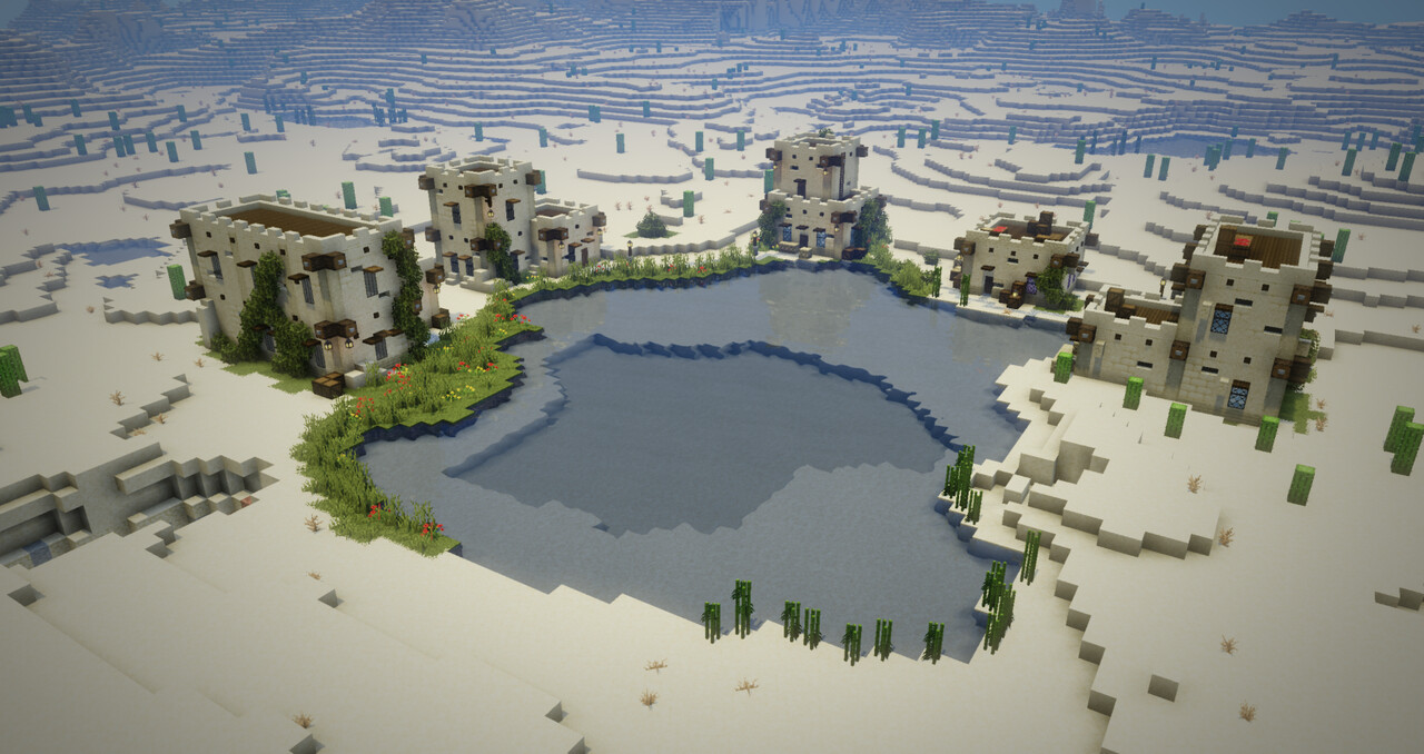 Desert Oasis Minecraft Map