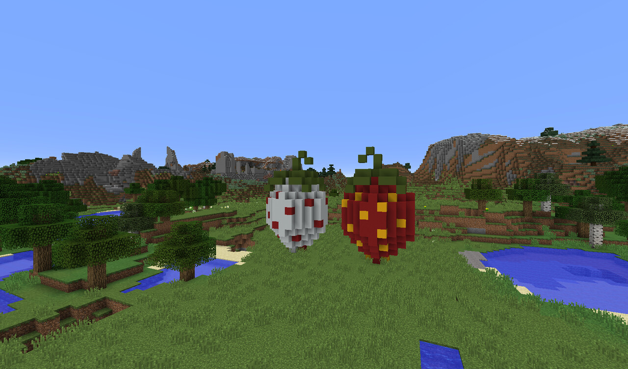 Strawberry and Pineberry Minecraft Map