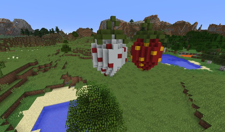 Strawberry and Pineberry Minecraft Map