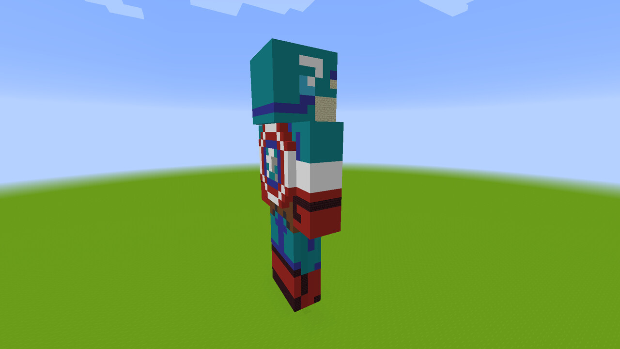 Captain America Statue Minecraft Map