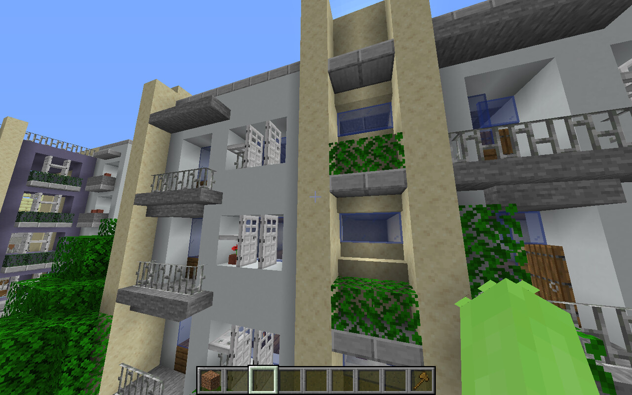 Soviet Apartment Building [some interior included] Minecraft Map