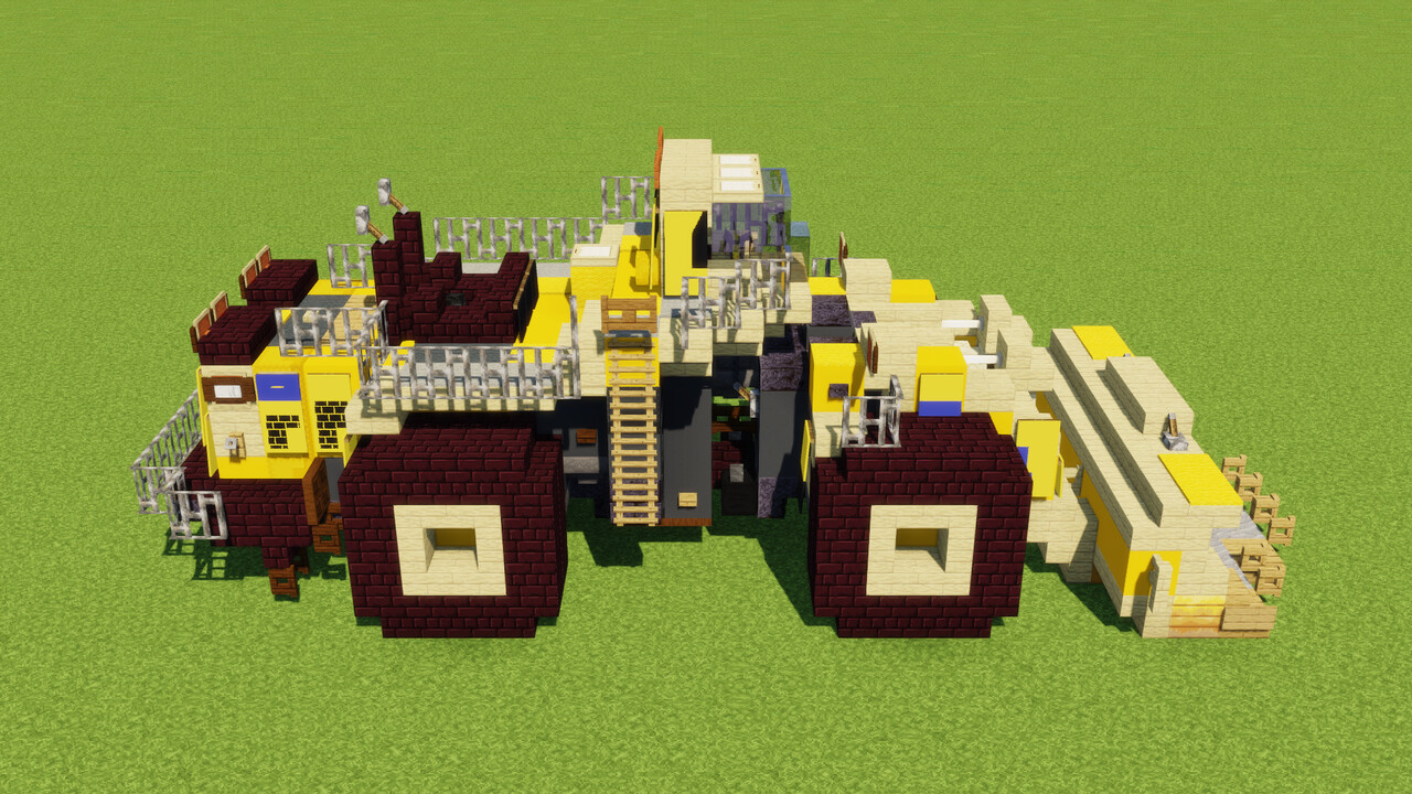 Komatsu Wheel Loader Minecraft Map