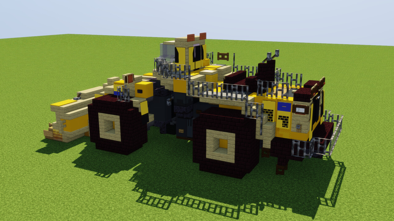 Komatsu Wheel Loader Minecraft Map