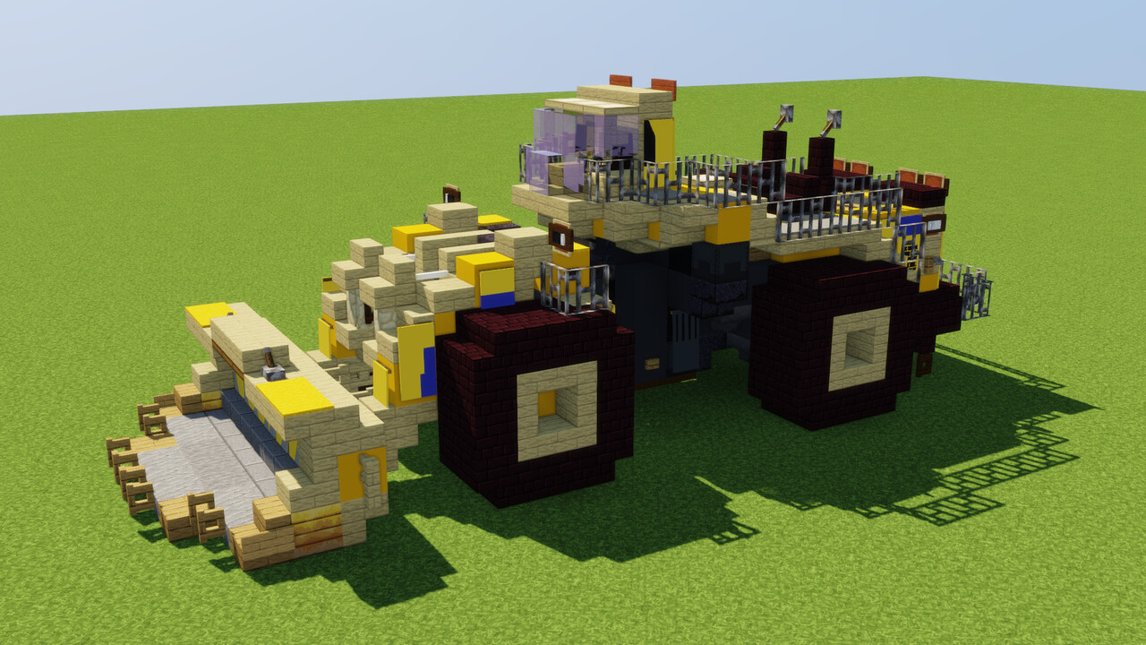 Komatsu Wheel Loader Minecraft Map