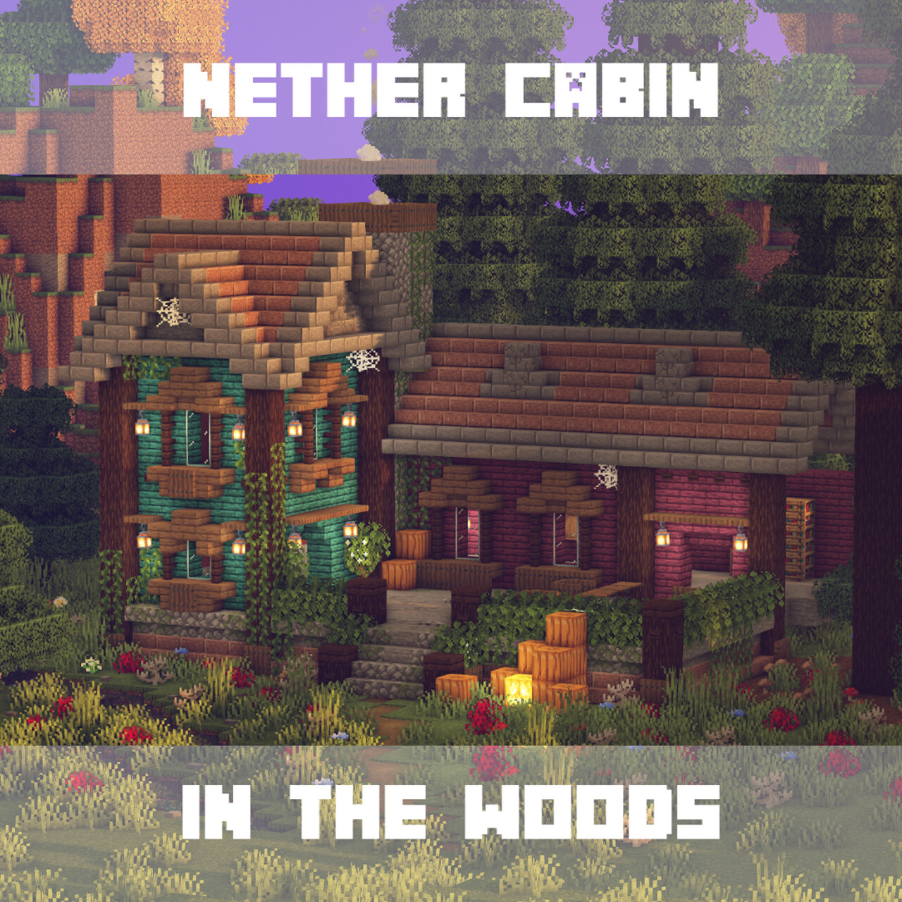 Nether Cabin in the Woods Minecraft Map