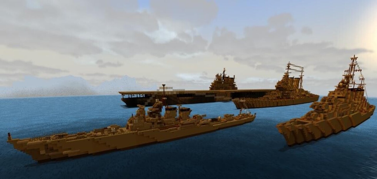 Fictional Fleet WW2 Inspired Minecraft Map
