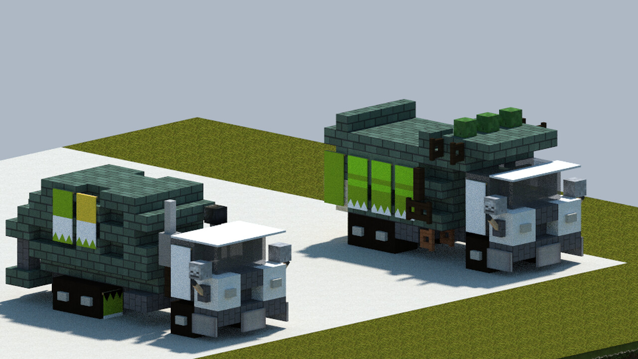 Dreamy's Pack of 'waste management' garbage trucks [With Download ...