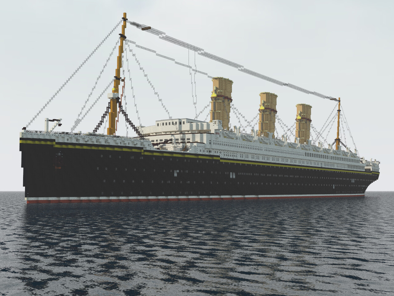 Ocean liner SS Dresden Minecraft Map