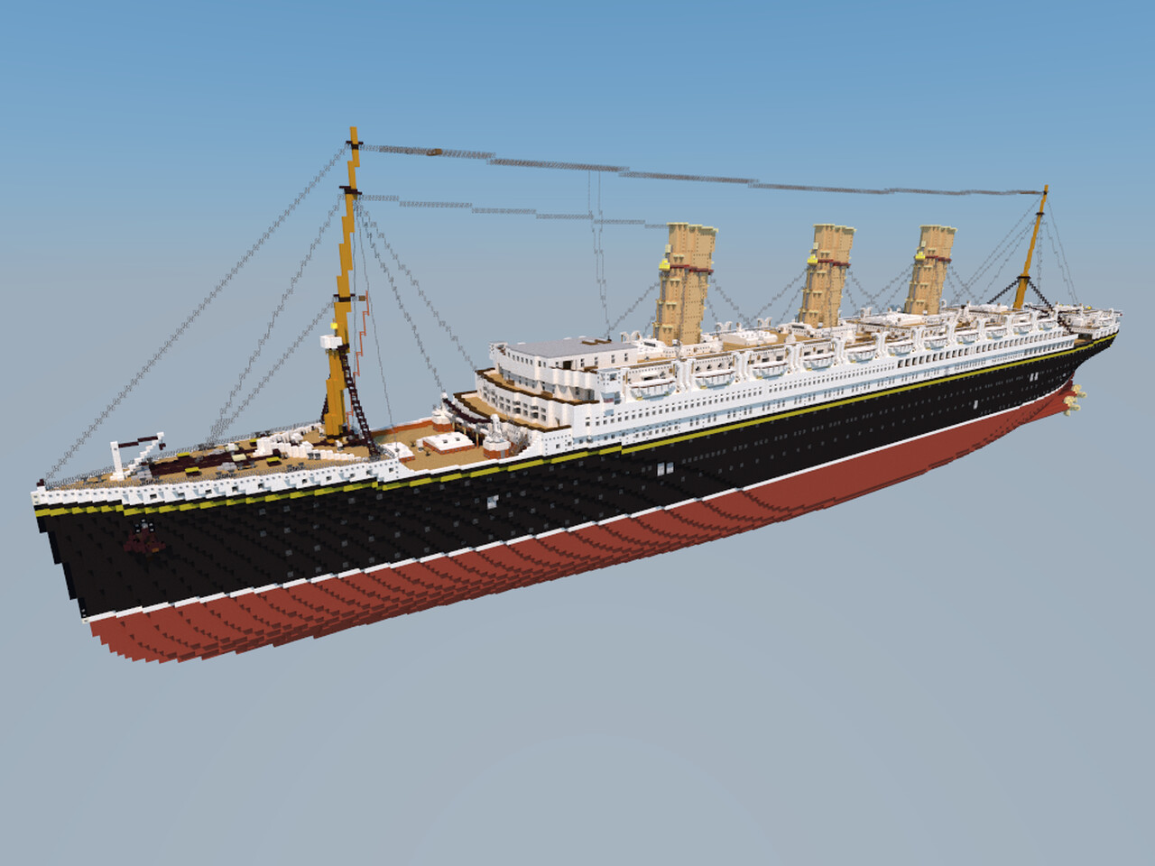 Ocean liner SS Dresden Minecraft Map