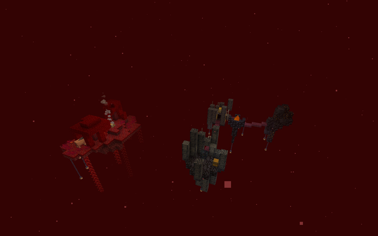 Nether Skyblock Minecraft Map