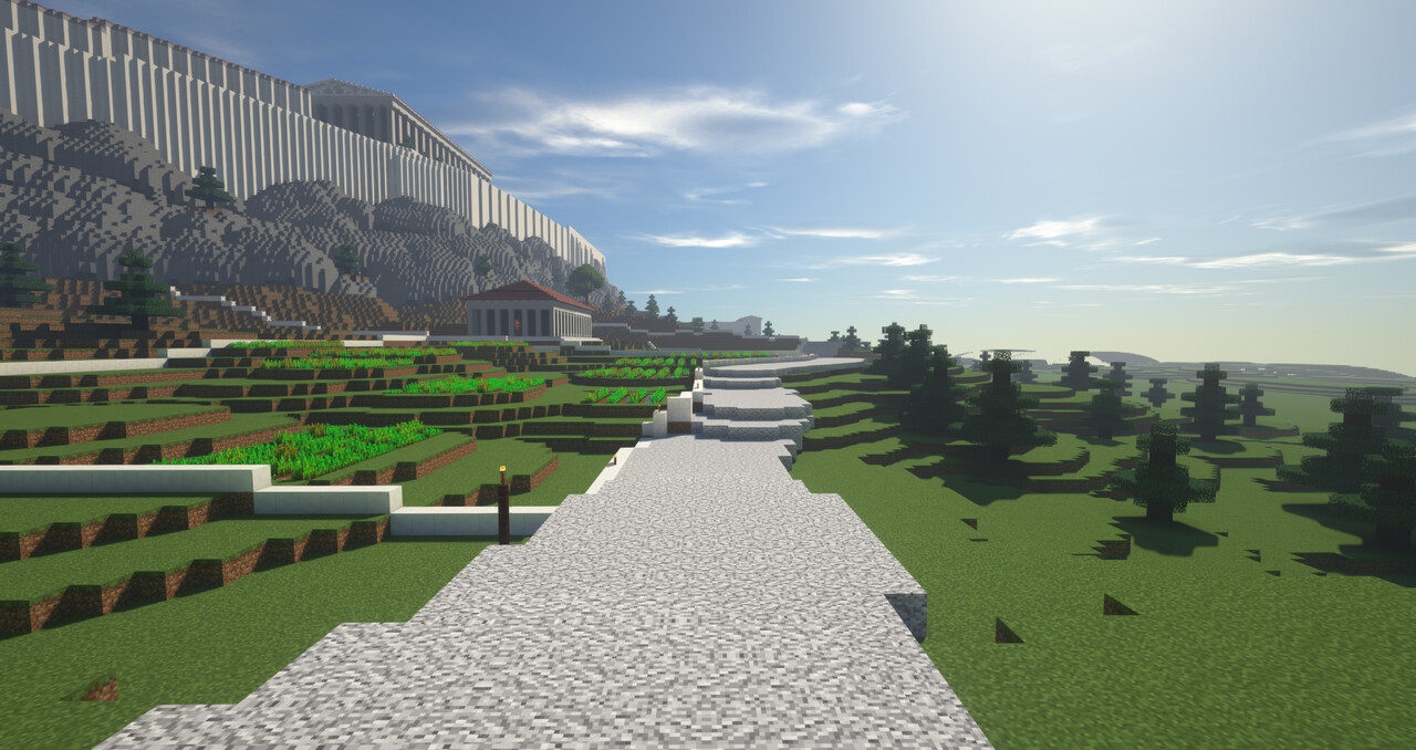 Acropolis in Athens Minecraft Map