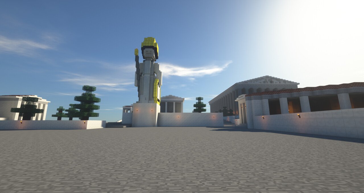 Acropolis in Athens Minecraft Map