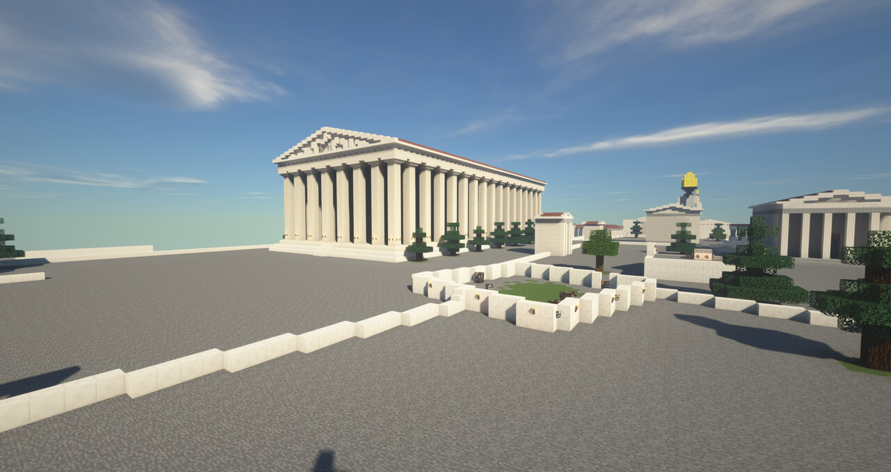 Acropolis in Athens Minecraft Map