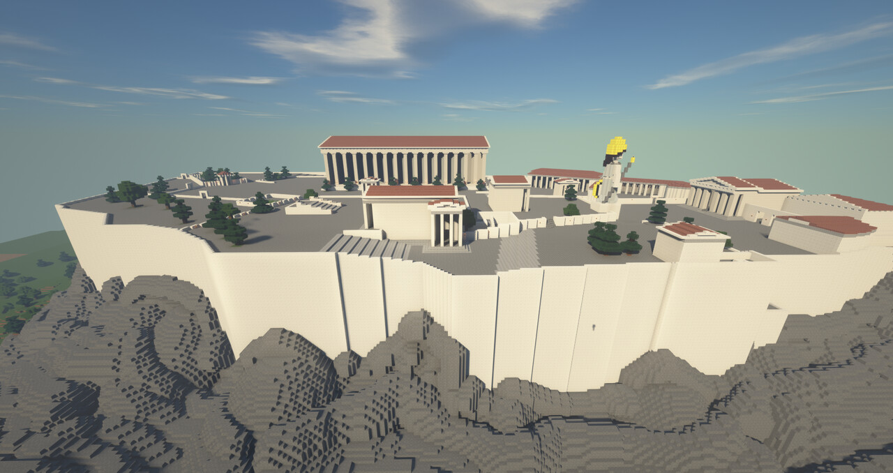 Acropolis in Athens Minecraft Map