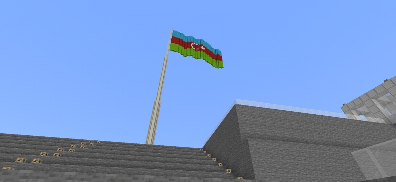 National Flag Square | Dövlət Bayrağı Meydanı Minecraft Map