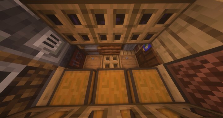 Compact 5x5 Survival House Tutorial Minecraft Map