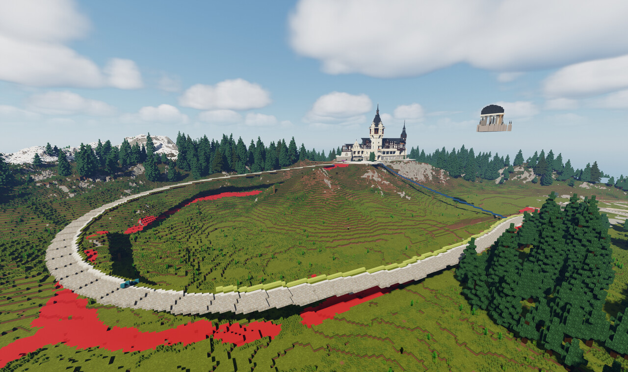 Romania Project (Peles castle and city) Minecraft Map