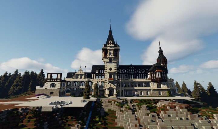 Romania Project (Peles castle and city) Minecraft Map