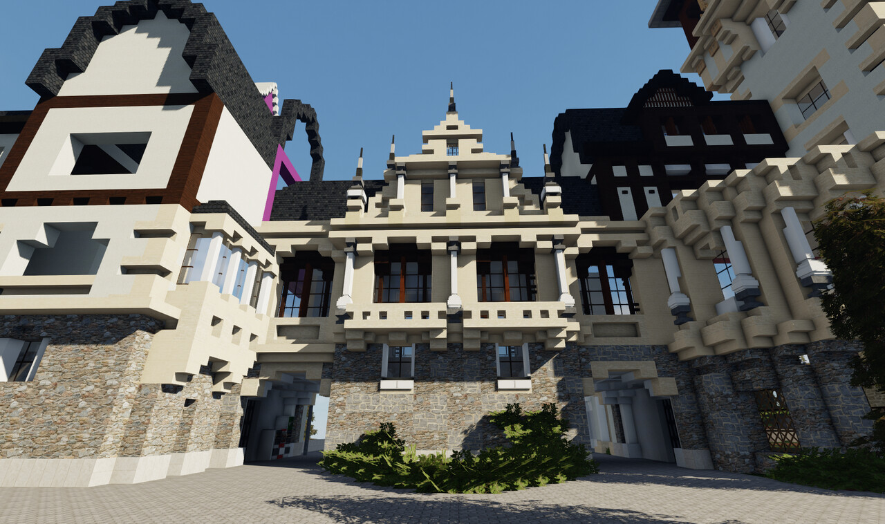 Romania Project (Peles castle and city) Minecraft Map