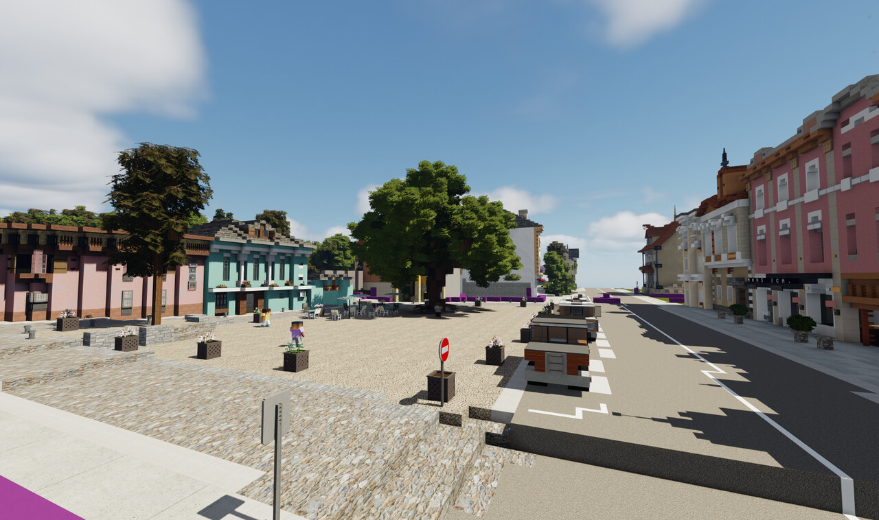 Romania Project (Peles castle and city) Minecraft Map