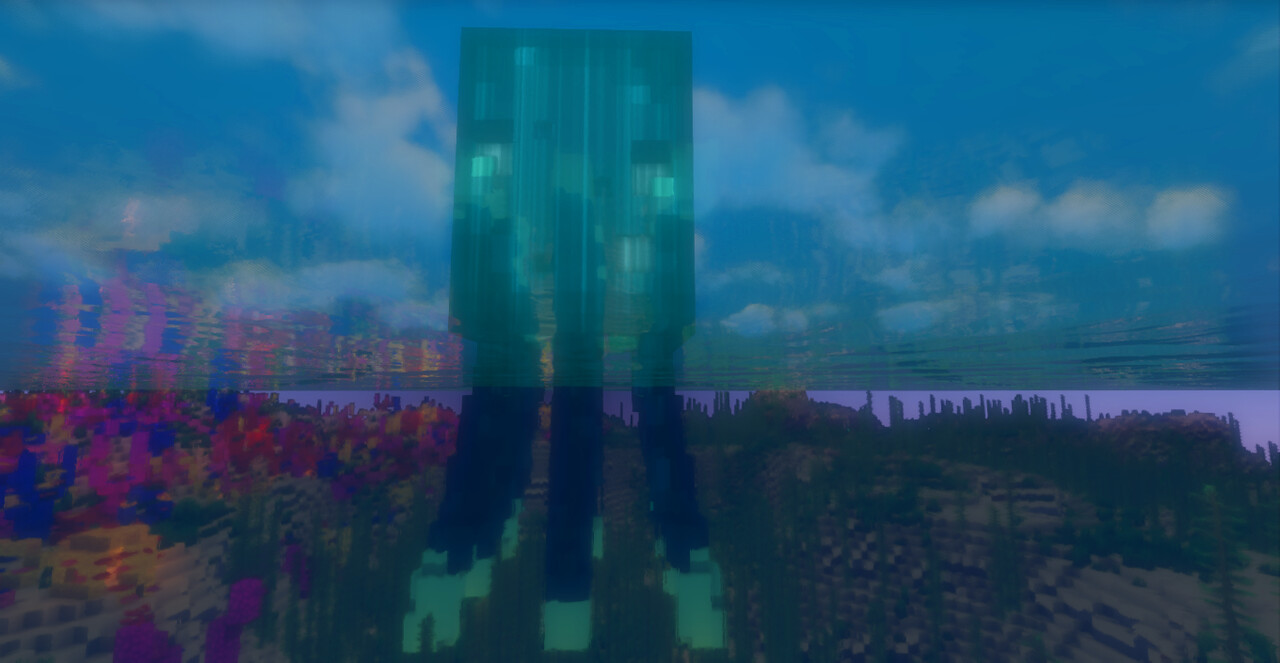 🐙 Minecraft GLOW SQUID statue house - My Cool Base 🐙 Minecraft Map