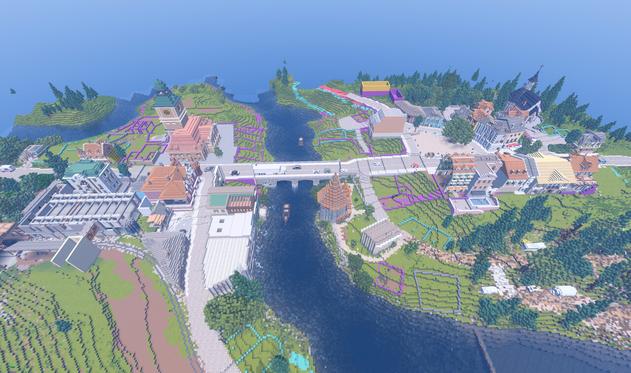 Romania Project (Peles castle and city) Minecraft Map