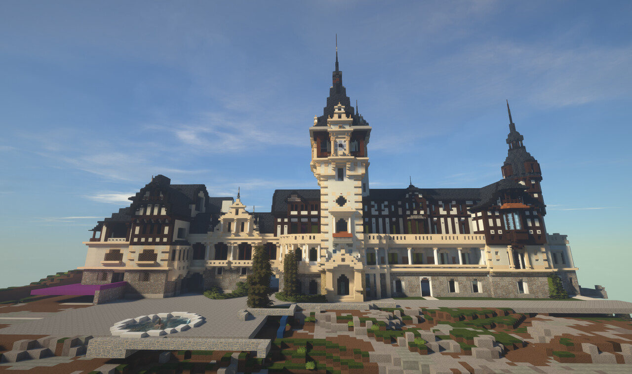 Romania Project (Peles castle and city) Minecraft Map