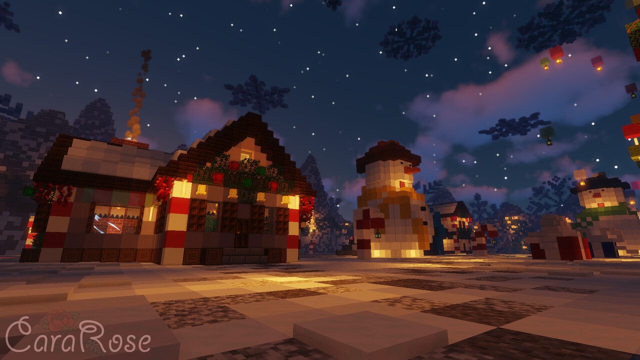 🎄 Magic Christmas Town ️ Minecraft Map