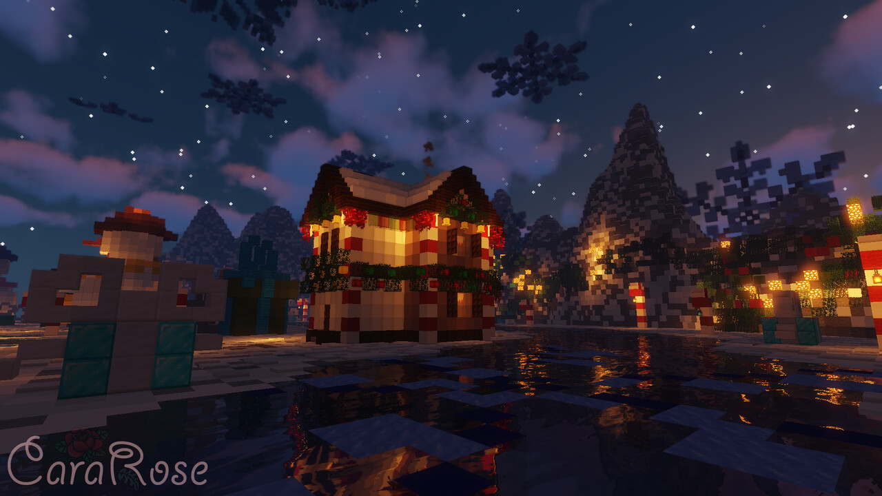 🎄 Magic Christmas Town ️ Minecraft Map