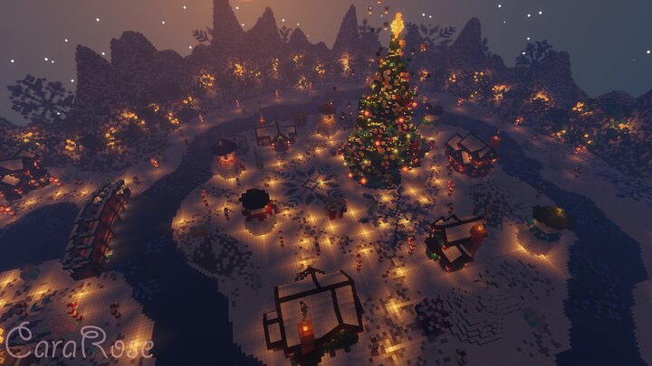 🎄 Magic Christmas Town ️ Minecraft Map