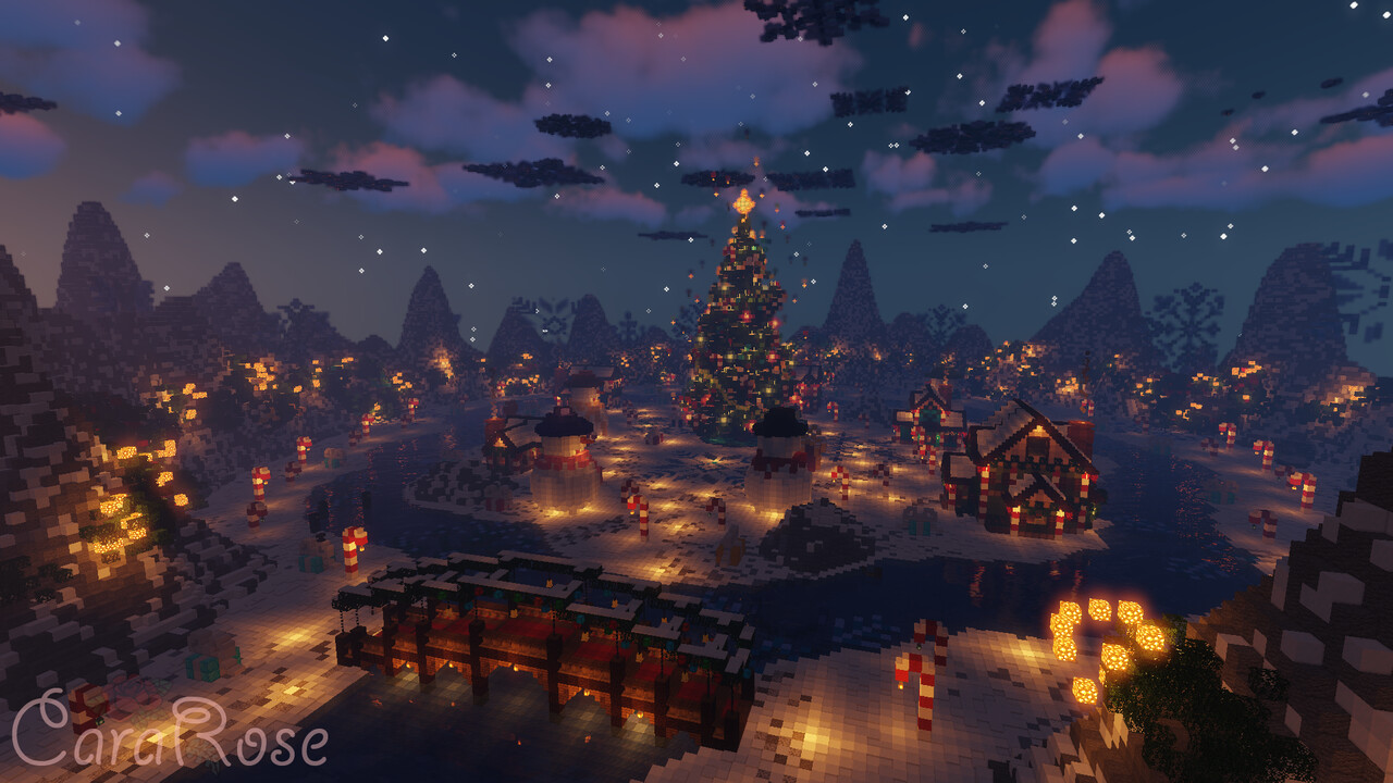 🎄 Magic Christmas Town ️ Minecraft Map