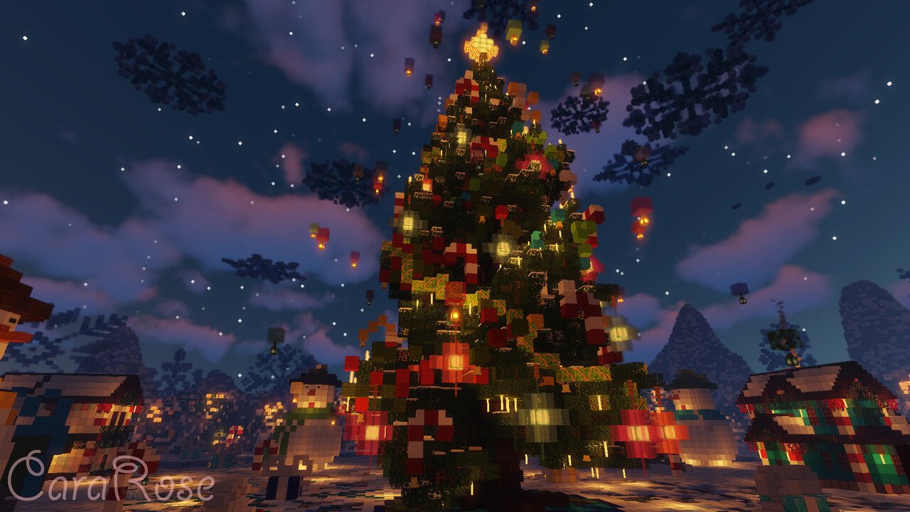 🎄 Magic Christmas Town ️ Minecraft Map