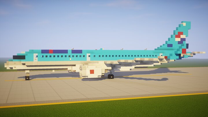 1,5:1 Airbus A220-300 + Liveries (CS300) Minecraft Map