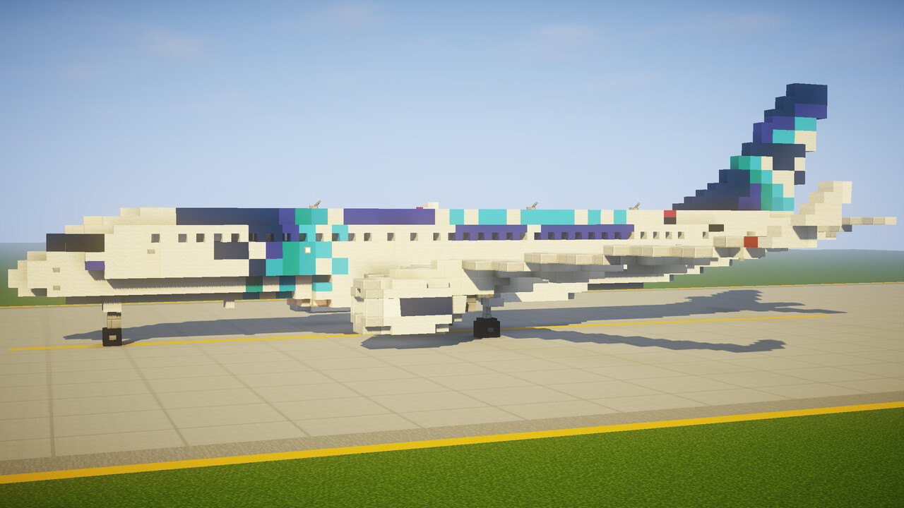 1,5:1 Airbus A220-300 + Liveries (CS300) Minecraft Map
