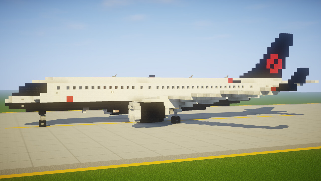 1,5:1 Airbus A220-300 + Liveries (CS300) Minecraft Map