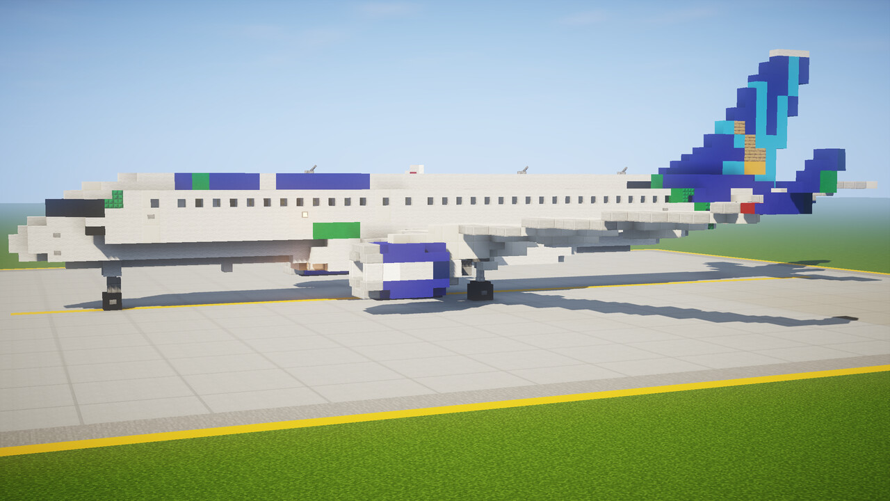 1,5:1 Airbus A220-300 + Liveries (CS300) Minecraft Map