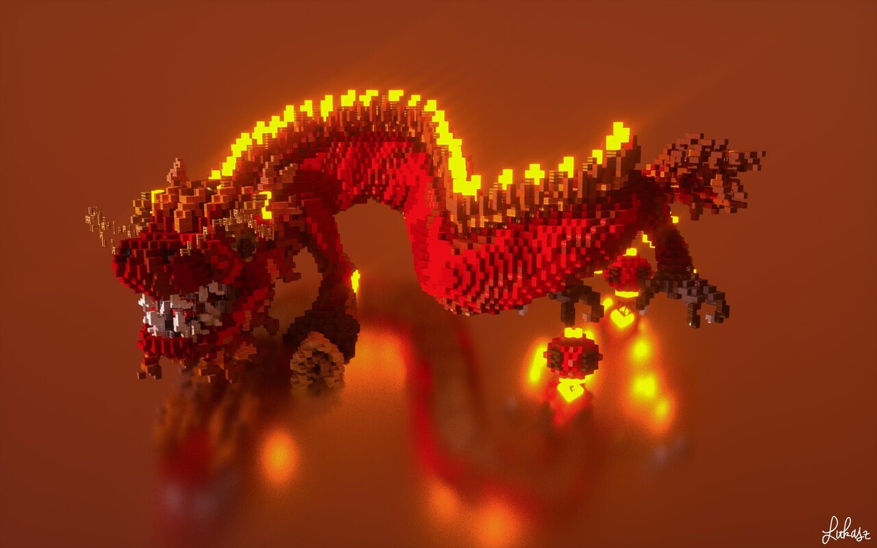 Lunar New Years Dragon Minecraft Map