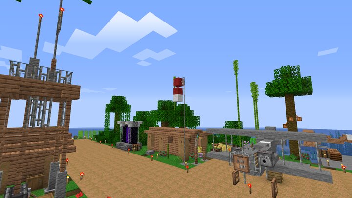 Island Airfield Minecraft Map