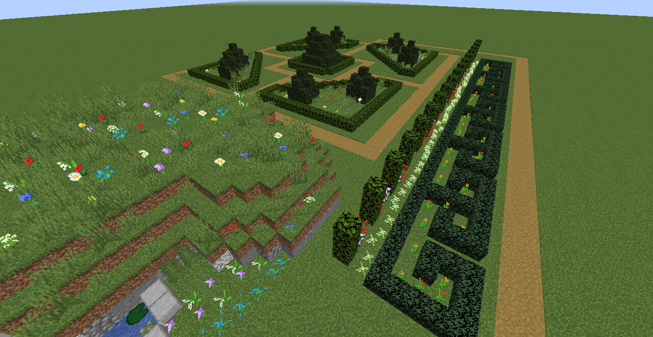 Thai Temple and Garden Minecraft Map