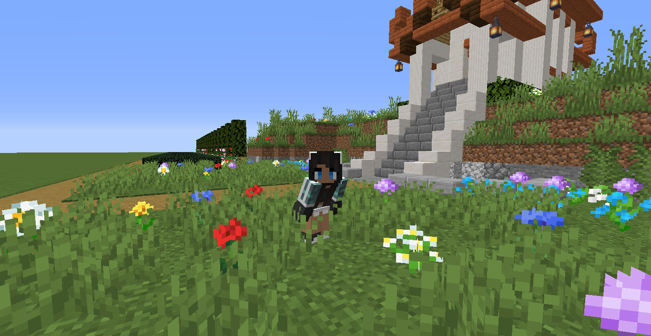 Thai Temple and Garden Minecraft Map