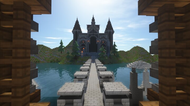 4 themed Hub Minecraft Map