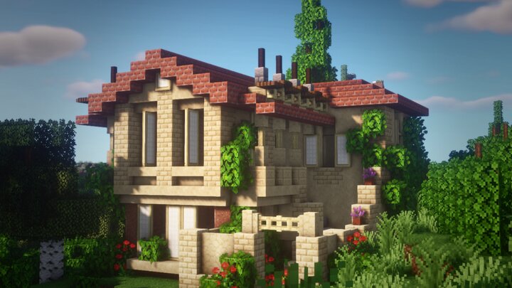 Spanish Colonial House Minecraft