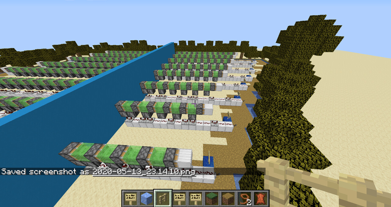 The easiest 1 - 24 piston extenders Minecraft Map