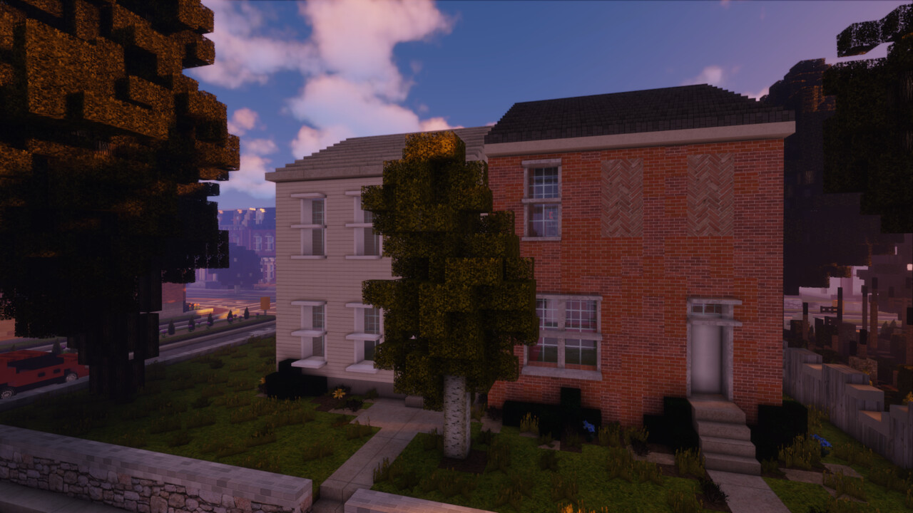 Rundown Town Homes Minecraft Map
