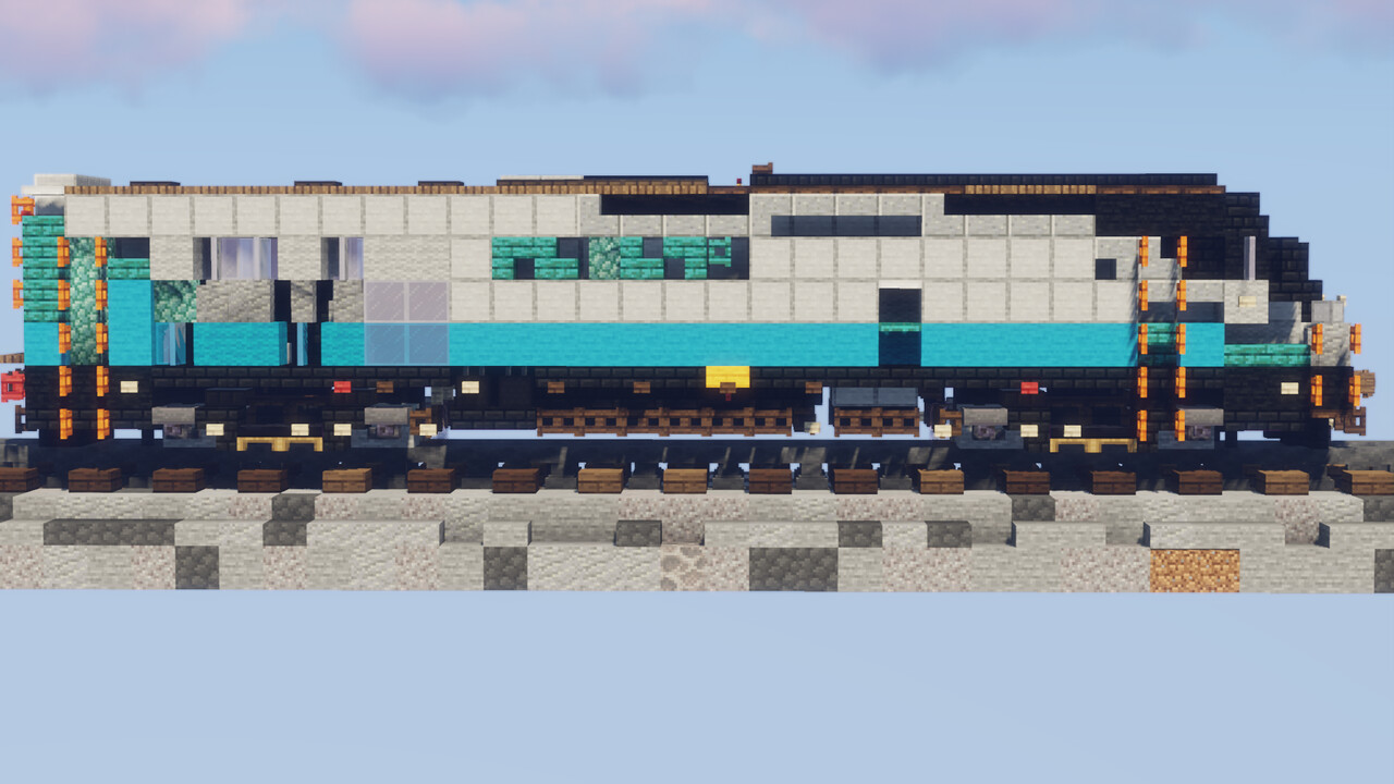 1.5:1 SCAX (Metrolink) EMD F125 Minecraft Map