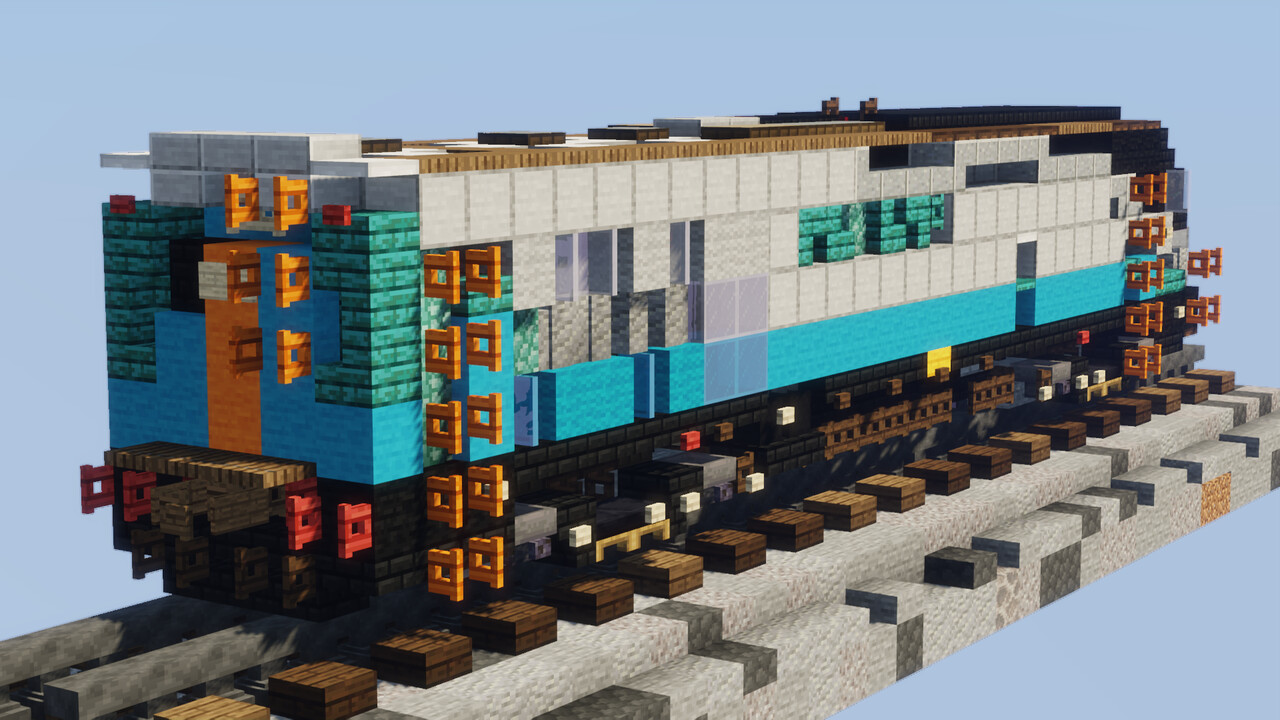 1.5:1 SCAX (Metrolink) EMD F125 Minecraft Map