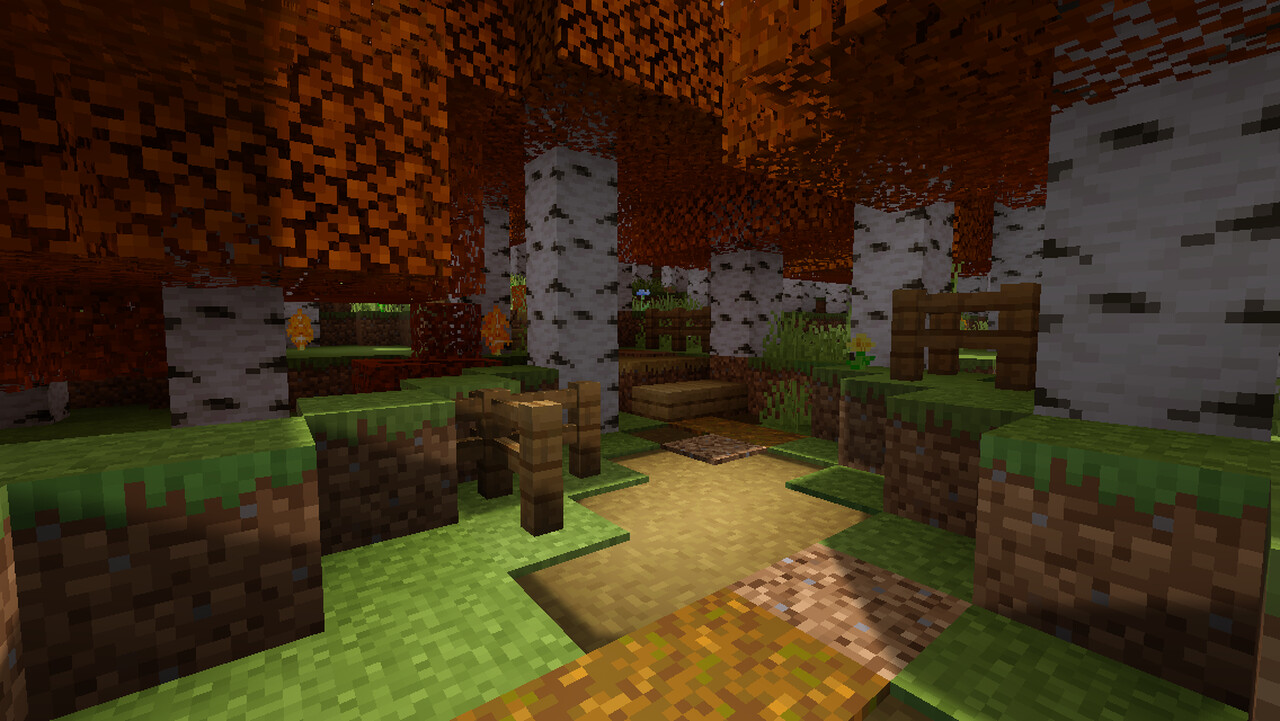 Vermont Autumn Leaf Litter Trail Minecraft Map