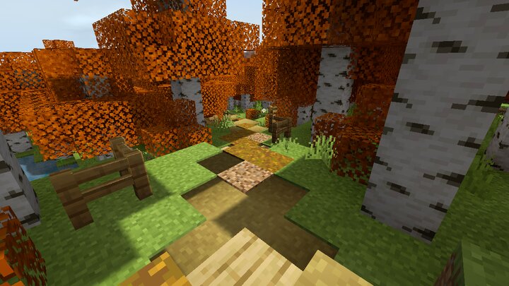 Vermont Autumn Leaf Litter Trail Minecraft Map