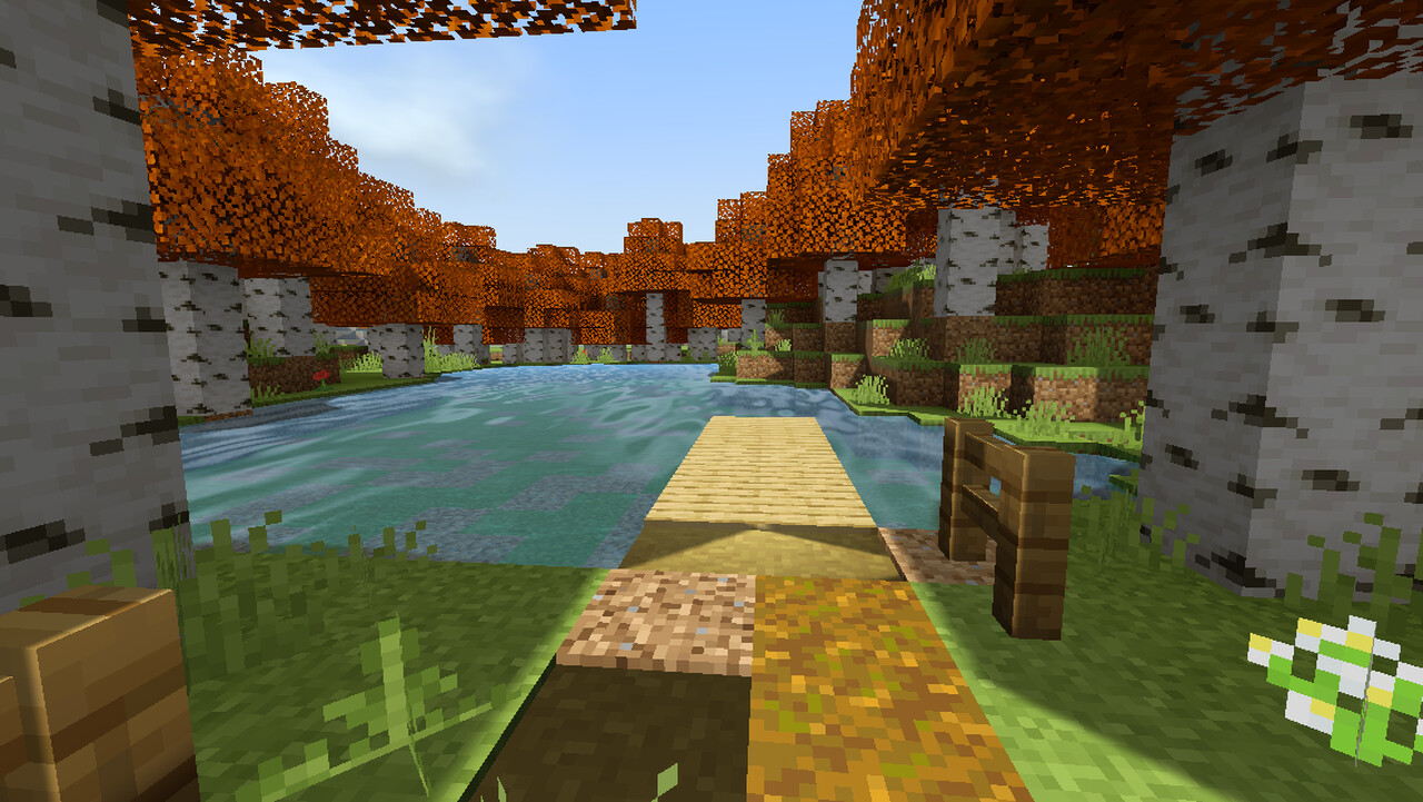 Vermont Autumn Leaf Litter Trail Minecraft Map